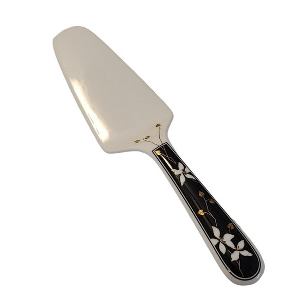Mikasa | Dining | Mikasa Bone China Night Blossoms Cake Pie Server Made ...
